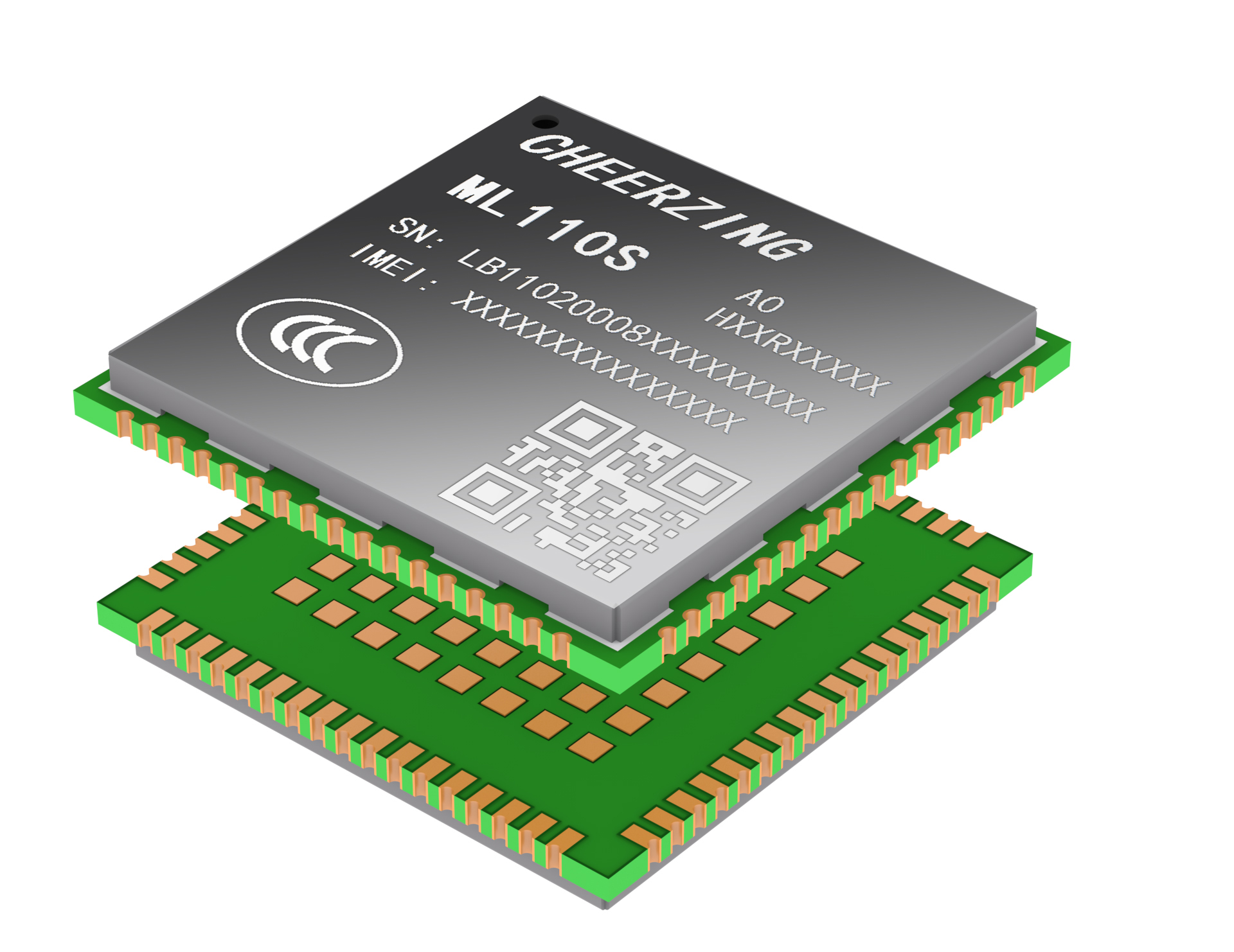 ML110S 小型化 LTE Cat.1/LCC+LGA/多种网络协议/丰富的扩展接口 - LTE CAT.1无线通信模组 -无线产品- 骐俊物联